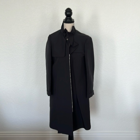 Marni | Jackets & Coats | Marni Black Long Jacket Coat Size 42 With ...